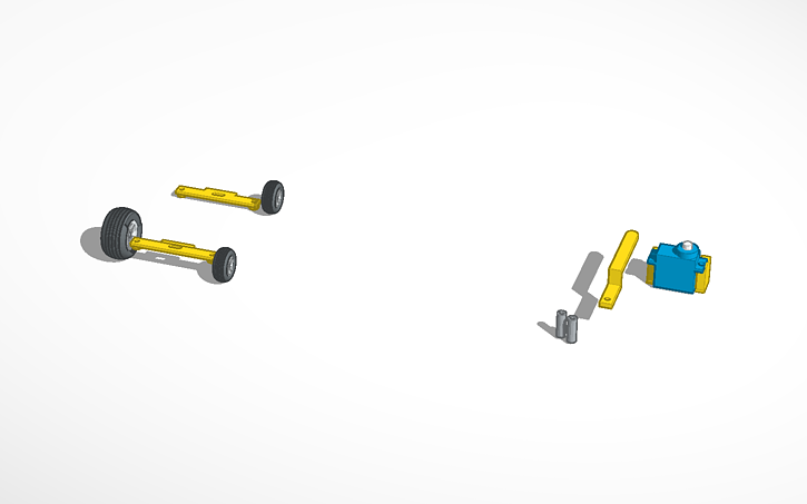 3D design Copy of Cheap RC Car Servo Steering - Tinkercad
