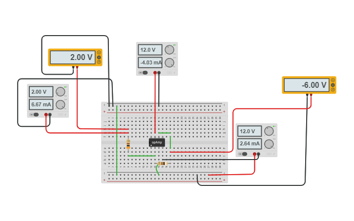 Circuit design circuito-6v Franklin Caisaguano - Tinkercad