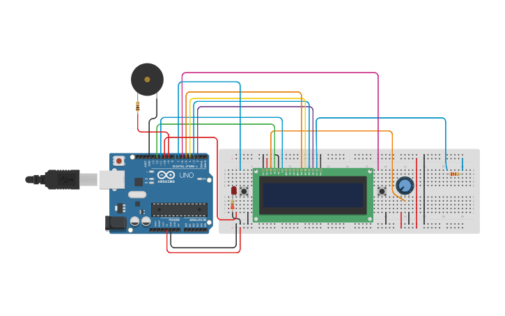 Circuit design Arduino based Casino | Tinkercad