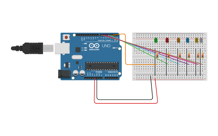 Circuit design arduino - Tinkercad