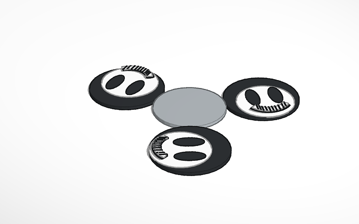 3D design BATIM Bendy Fidget Spinner | Tinkercad