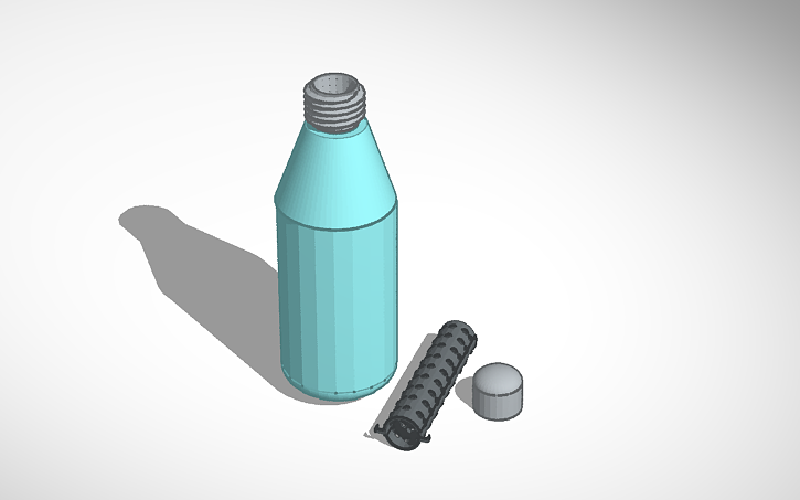 3D design Water Filter - Tinkercad