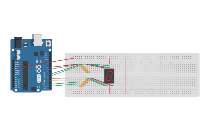 Circuit design Curso Arduino. Ejercicio 15. | Tinkercad
