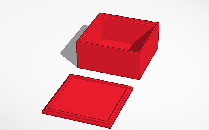 3D design Puzzle Box & Base - Tinkercad