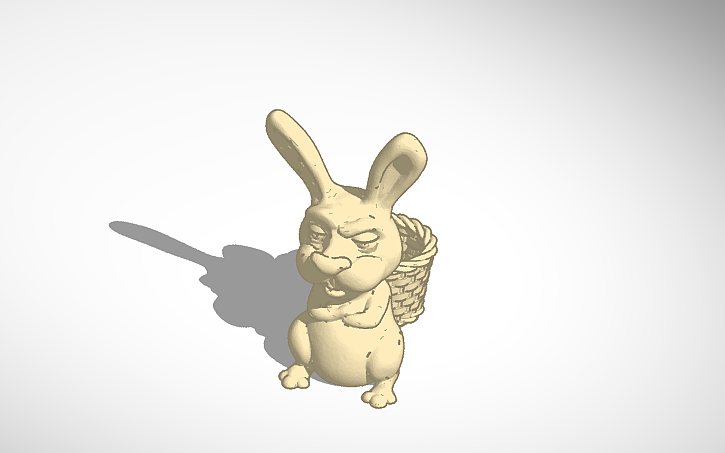 3D design rabbit_easter - Tinkercad