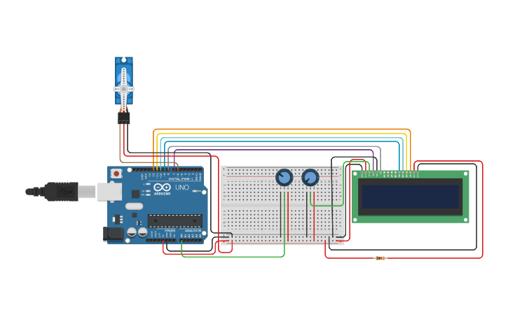Circuit design Exp-2(2) Sensor based Monitoring - Tinkercad