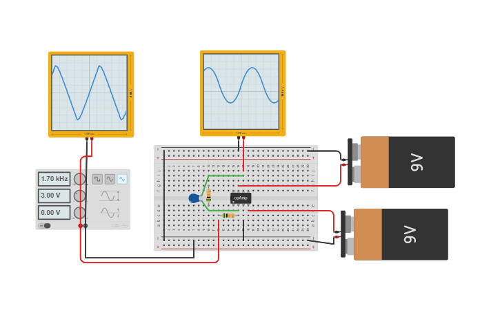 Circuit Design 192270 Integrator Using Opamp Tinkercad