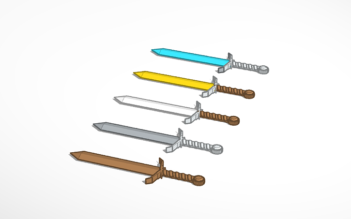 3d Design Sword Types Requests Are Now Open Tinkercad