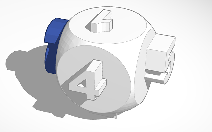 3D design Dice - Tinkercad