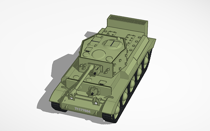 3D design Cromwell tank | Tinkercad