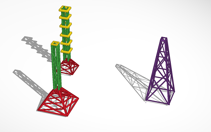 3D design SciOly Tower 2017 - Tinkercad