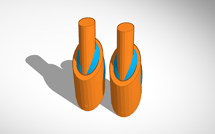 3D design Robot feet - Tinkercad