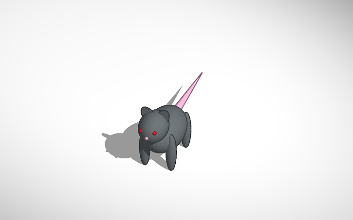 3D design Ratty Rat - Tinkercad