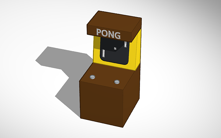3D design Arcade PONG | Tinkercad