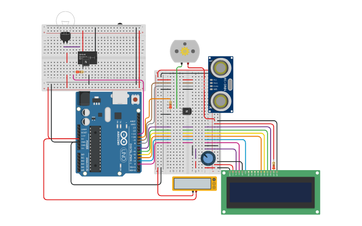 Circuit design Proyecto Evaluativo - Tinkercad