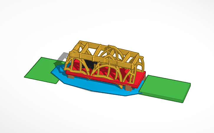 3D design Bridge | Tinkercad