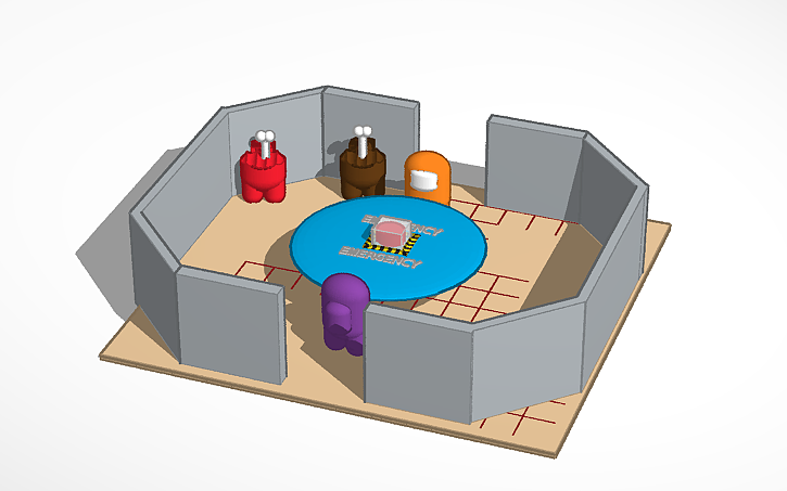 3D design Among us - Tinkercad