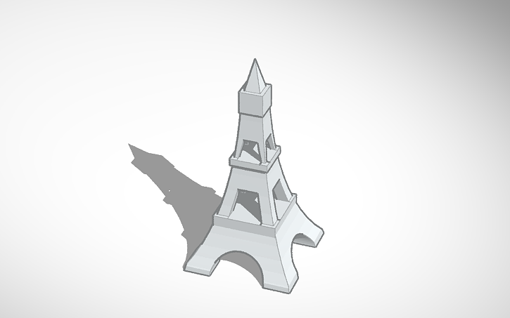 3D design Effiel tower | Tinkercad