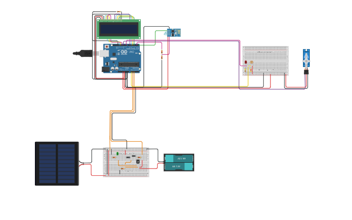 Circuit Design Copy Of Esp8266 Thingspeak With Arduino Tinkercad