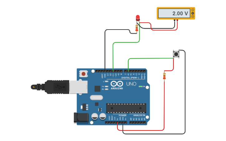 Circuit design Ejercicio 4 - Tinkercad