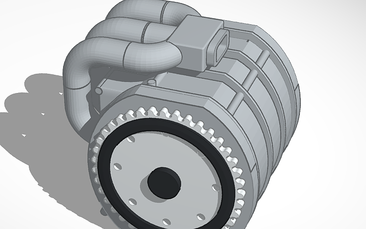 3D design WIP Rotary engine - Tinkercad