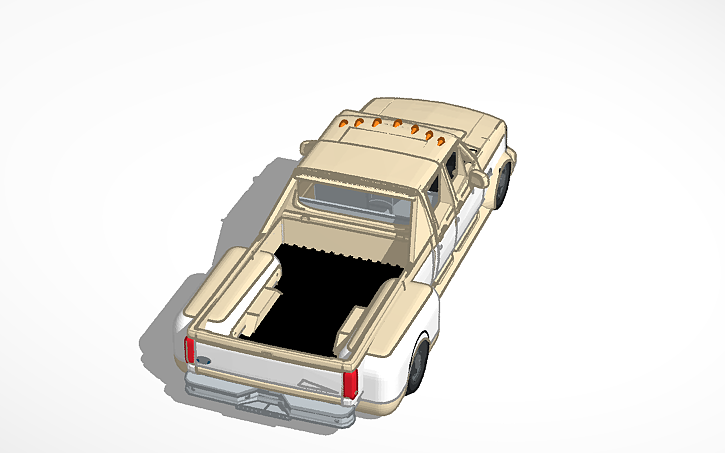 3D design 1998 obs ford show and tow dually - Tinkercad