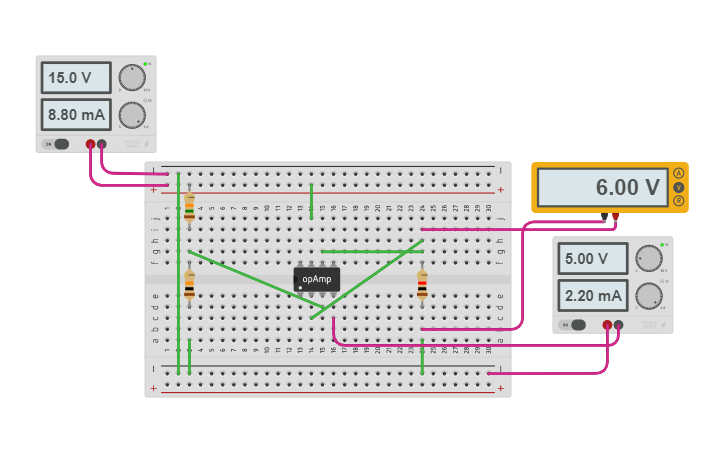 Circuit design Seguidor de tensión (buffer, adaptador de impedancias ...
