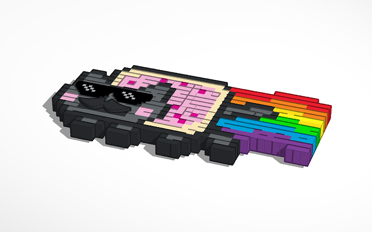 3D design Copy of MLG nyan cat | Tinkercad