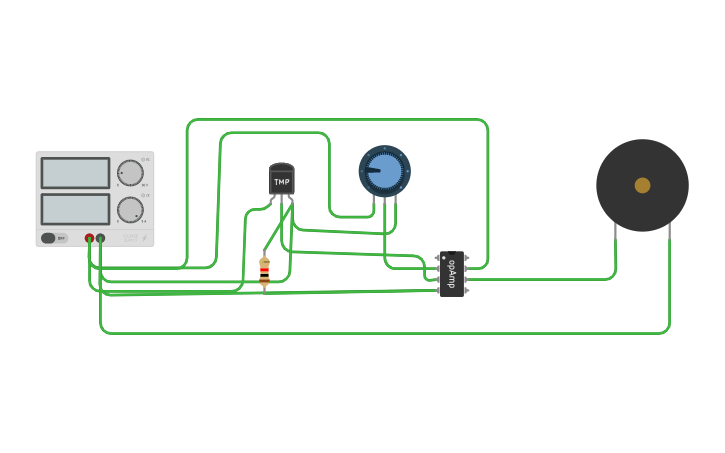Circuit design Ejercicio de clase - Tinkercad