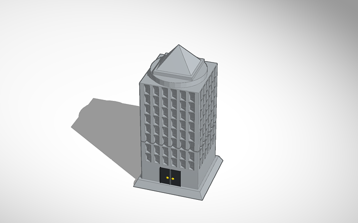 3D design SkyScraper - Tinkercad