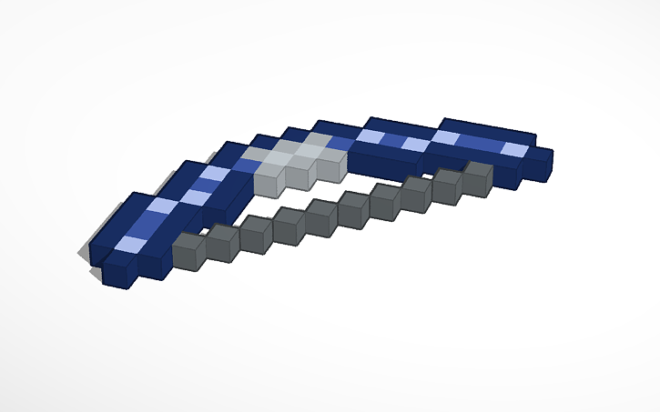 3D design Blue Bow | Tinkercad