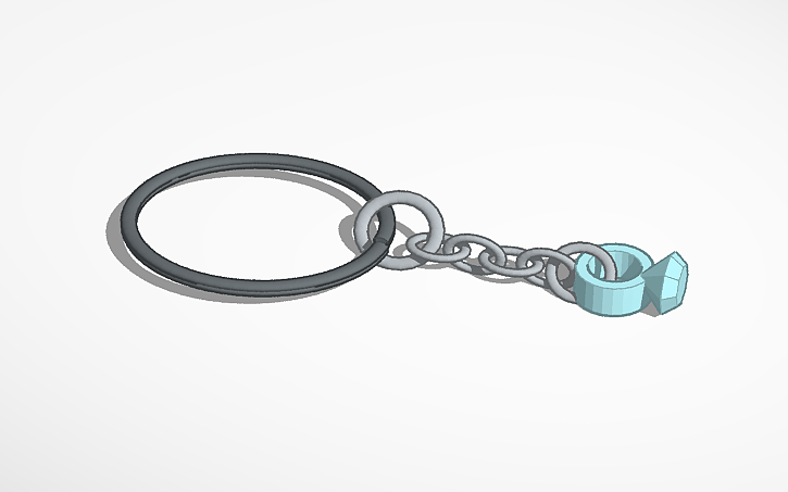 3D design Copy of Keychain - Tinkercad