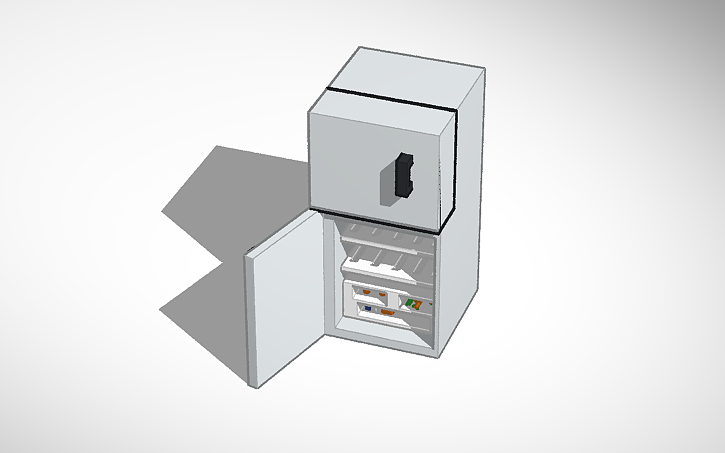 3D design Fridge - Tinkercad
