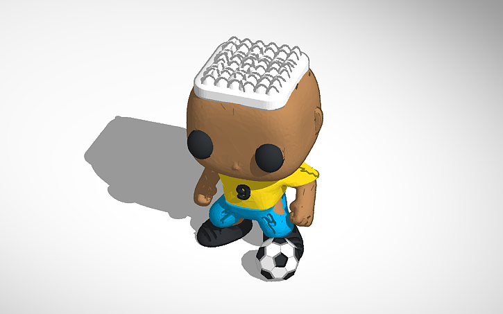 3D design Funko richarlison - Tinkercad