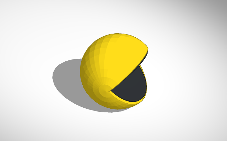 3D design Pac-Man | Tinkercad