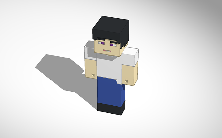 3D design Minecraft Steve | Tinkercad