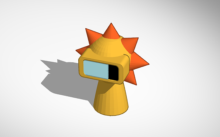 3D design Garnold + sun sprunki - Tinkercad