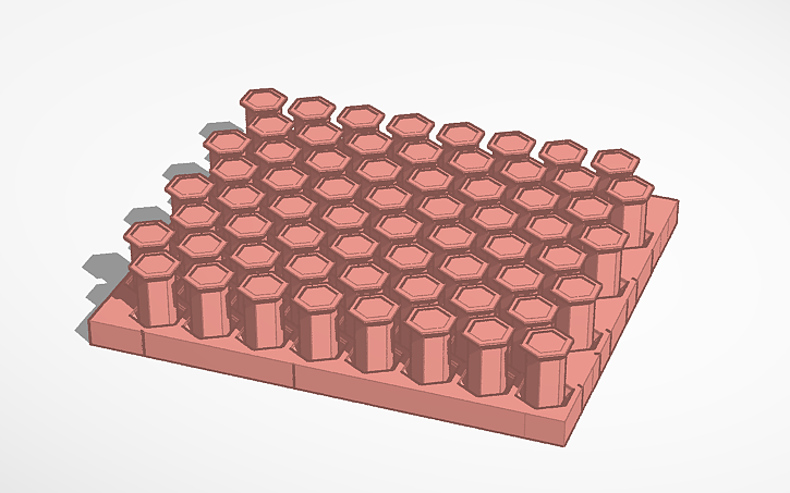 3D design Pin Screen - Tinkercad