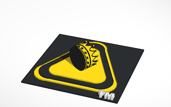 3D design The King of Random Logo - Tinkercad