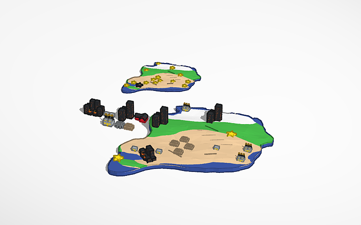 3D design The SRGG map. - Tinkercad