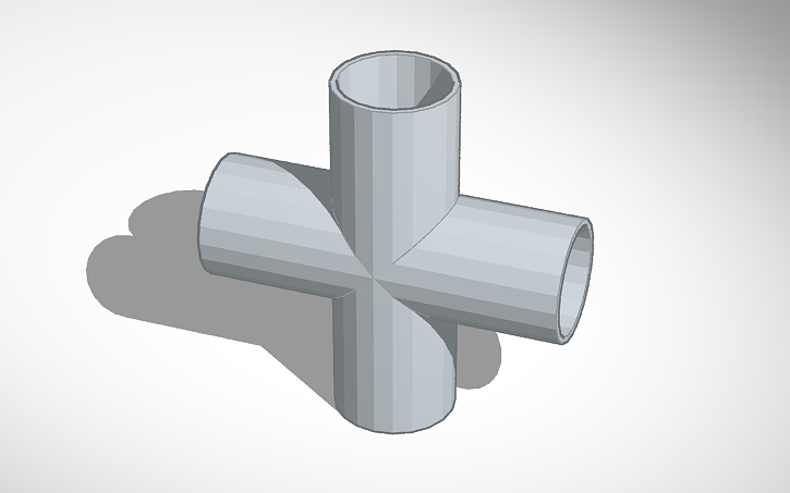 3D design PVC Pipe - Tinkercad