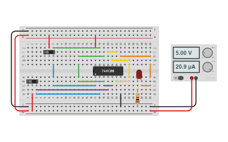 Circuit Design Xor Gate Using Nand Gate Tinkercad