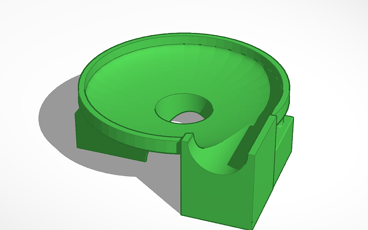 3D design Lego Duplo funnel - Tinkercad