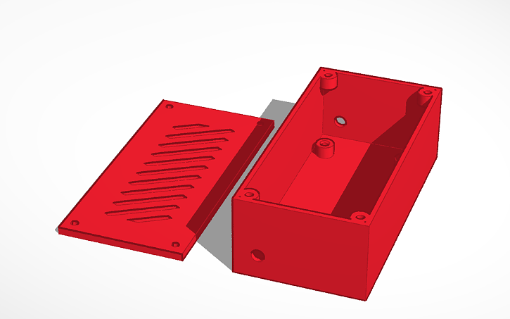 3D design timer relay - Tinkercad