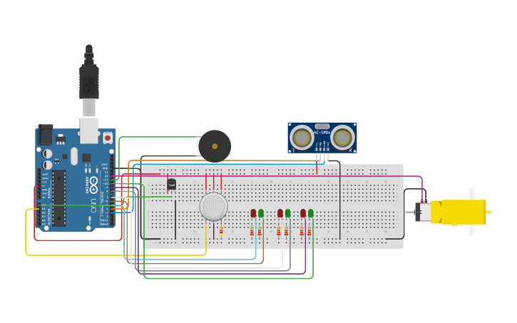 Circuit design Proyecto - Tinkercad
