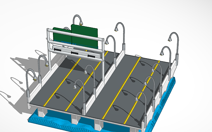 3D design Custom Highway (Hong Kong Style) | Tinkercad