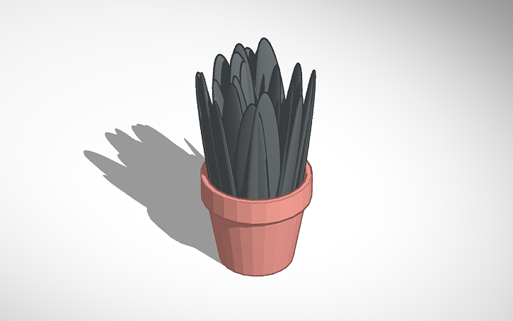 3D design snake plant | Tinkercad