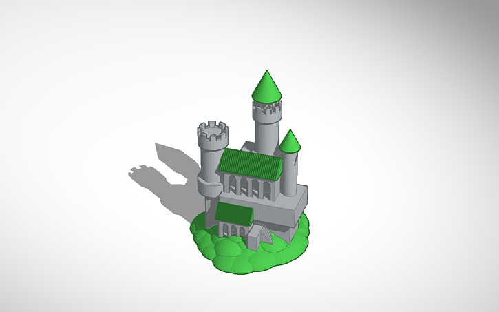 3D design Palace #Fantasy #Bossness - Tinkercad