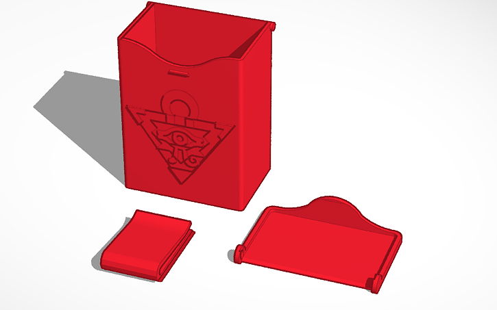 3D design Yu-Gi-Oh! Deck Box - Tinkercad
