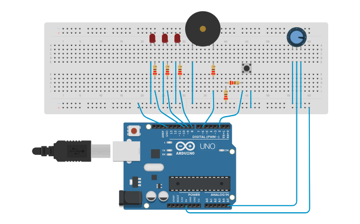 Circuit design 3.2 Jukebox - Tinkercad
